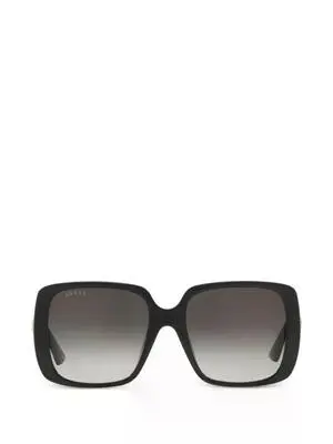 Gucci Rectangle-frame Sunglasses - Black