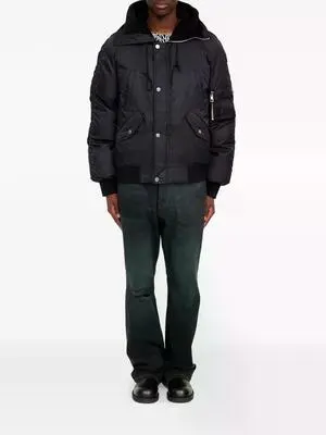 MAISON MARGIELA Hooded Nylon Bomber Jacket