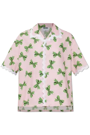 Moschino Shirt With Print - Pink