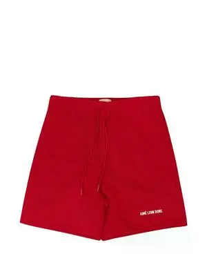 Aimé Leon Dore Logo Print Mesh Shorts - Red