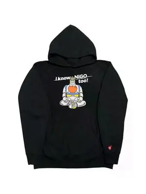 HUMAN MADE X I Know Nigo Graphic-print Hoodie - Black