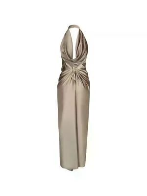 BLANCA VITA Cowl Neck Maxi Dress