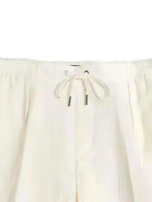 Ralph Lauren Purple Label Pleated Drawstring Shorts