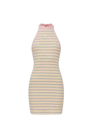 Amiri Dress With Stripe Pattern