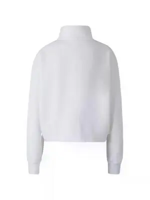 SPORTY & RICH Syracuse Logo-embroidered Quarter-zip Sweatshirt