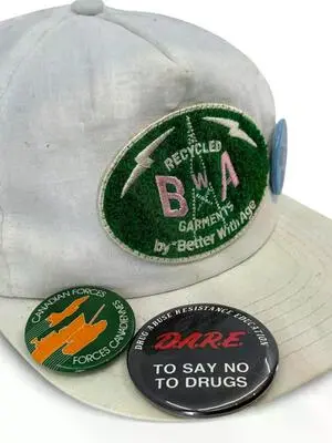 BETTER WITH AGE Caprice Badge-embellished Cap