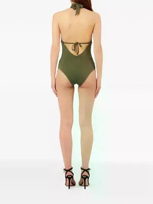 Liu Jo Studded Halterneck Swimsuit