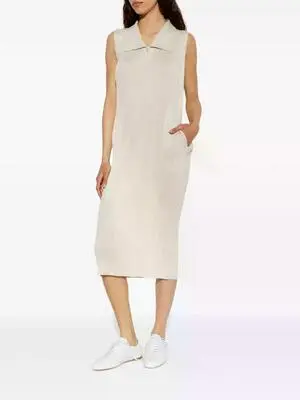 Issey Miyake Sleeveless Midi Dress