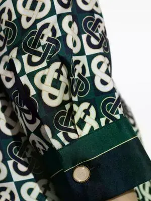 Casablanca Silk Monogram Shirt