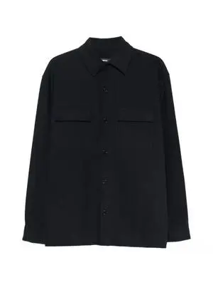 Karl Lagerfeld Chest-pocket Overshirt - Blue