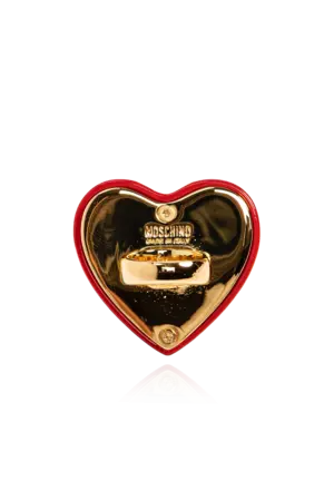Moschino Ring With Heart Motif