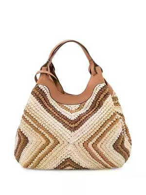 GIANNI CHIARINI Woven Tote Bag
