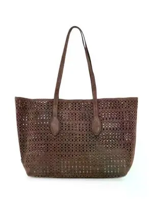 GIANNI CHIARINI Mashup Laser-cut Tote Bag