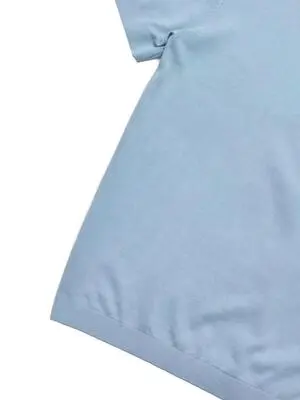 SELECTED Torino Knit T-shirt - Blue
