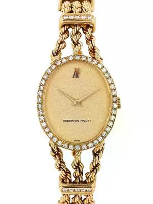 AUDEMARS PIGUET 1981 Oval Diamond Bezel Watch