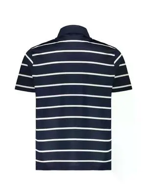 Paul & Shark Striped Short-sleeve Polo Shirt - Blue