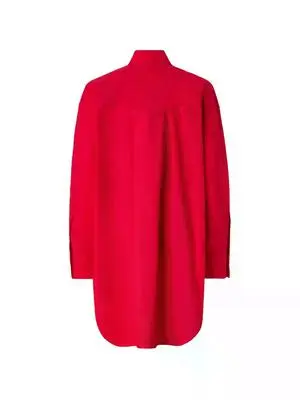 Pinko Fringe Detail Mini Dress - Red