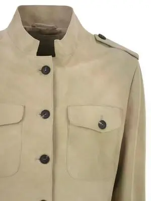 Antonelli Firenze Suede Jacket With Patch Pockets