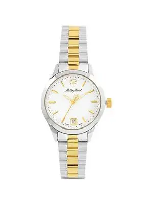 MATHEY TISSOT Urban Two-tone Watch - White