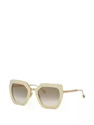 Philipp Plein Geometric-frame Sunglasses - Neutrals
