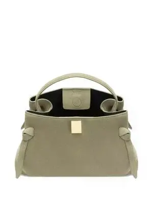 Yuzefi Gyoza Suede Tote Bag - Green