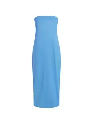 Another Tomorrow Cocoon Convertible Maxi Dress - Blue