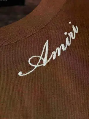 Amiri Logo-embroidered T-shirt