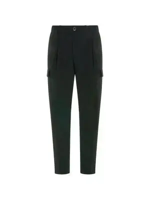 Herno Tapered Cargo Pants - Black