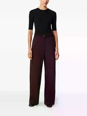 Another Tomorrow Seaming Detail Trousers