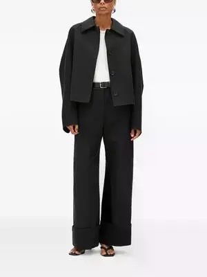 Another Tomorrow Raglan Sleeve Back-flap Jacket