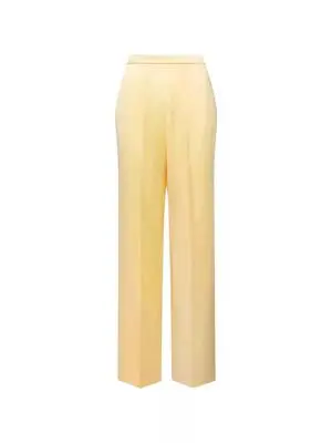 Another Tomorrow Straight-leg Trousers - Yellow