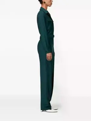 Another Tomorrow Belted Jumpsuit