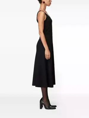 Another Tomorrow Seamed Tank Midi Dress