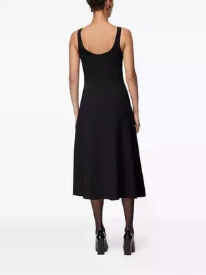 Another Tomorrow Seamed Tank Midi Dress