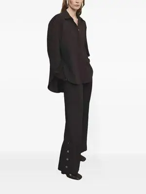 Another Tomorrow Graphic Stitch Relaxed Fit Trousers