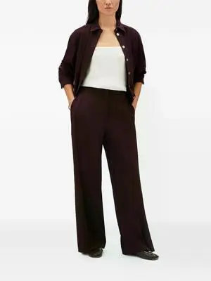 Another Tomorrow Graphic Stitch Relaxed Fit Trousers