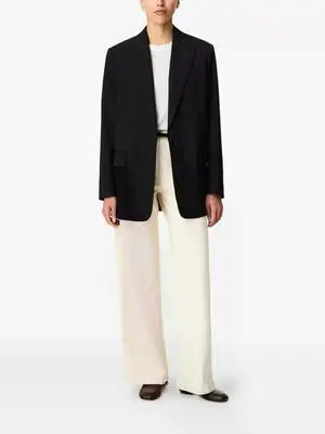 Another Tomorrow Oversized Peak-lapel Blazer