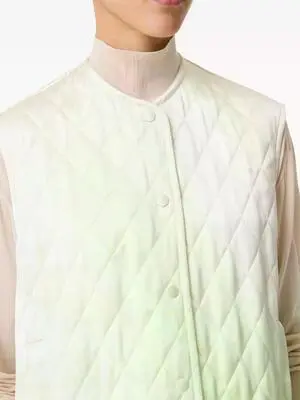 Another Tomorrow Quilted Satin Gilet
