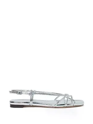 LOEFFLER RANDALL Karly Metallic-effect Sandals