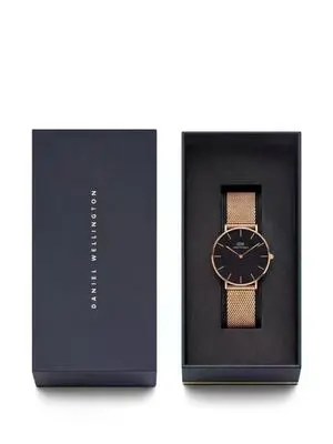 DANIEL WELLINGTON Petite Melrose Mesh Strap Watch