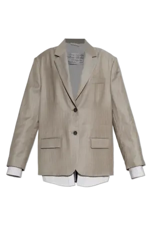 Acne Studios Wool Blazer - Grey