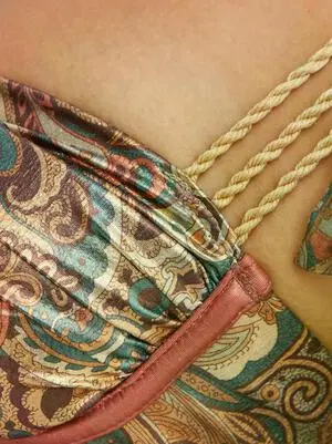 DEL MAAR Kullu Paisley-print Bikini Top
