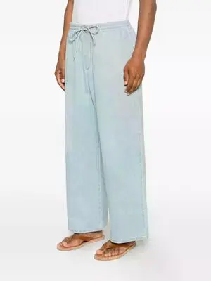 Loewe X Paula's Ibiza Anagram-embroidered Jeans - Blue