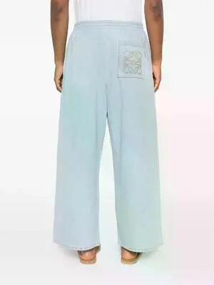 Loewe X Paula's Ibiza Anagram-embroidered Jeans - Blue