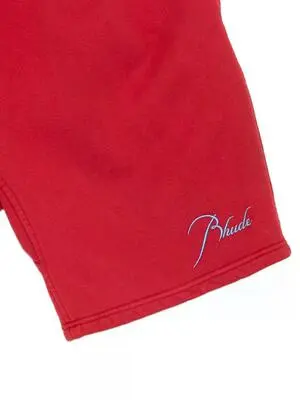 Rhude Drawstring Shorts With Embroidered Logo