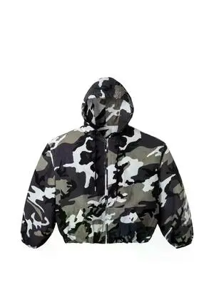 GV GALLERY Deron Camouflage-print Jacket - Black