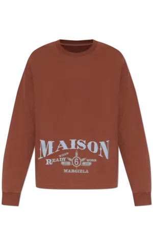 MAISON MARGIELA Sweatshirt With Print - Brown