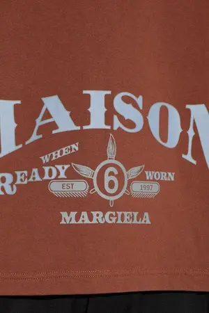 MAISON MARGIELA Crewneck Sweatshirt With Printed Detail
