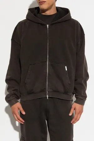 REPRESENT Full Zip Hoodie With Kangaroo Pocket