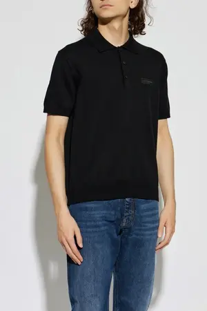 Givenchy Polo With Logo - Black